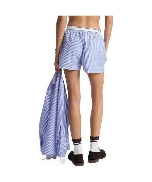 SPORTY  RICH Sporty & Rich Striped Boxer Shorts