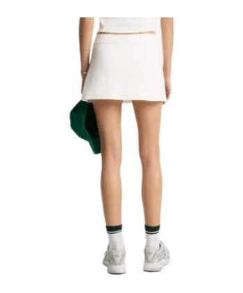 SPORTY  RICH Side-stripe Mini Skirt