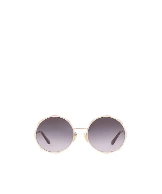 Chloé Round Metal Frame Sunglasses