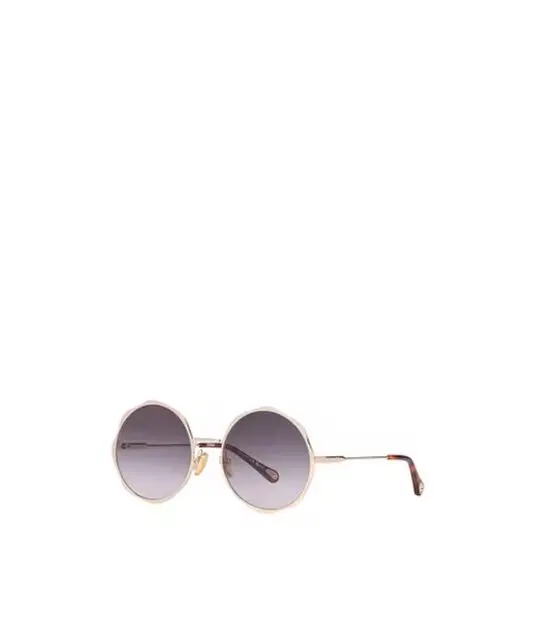 Chloé Round Metal Frame Sunglasses