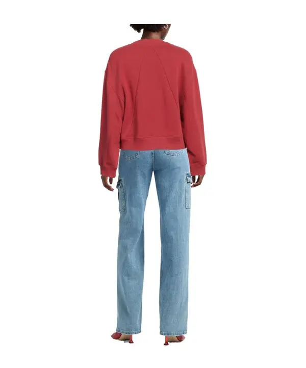 Rag & Bone Cropped Crewneck Sweatshirt