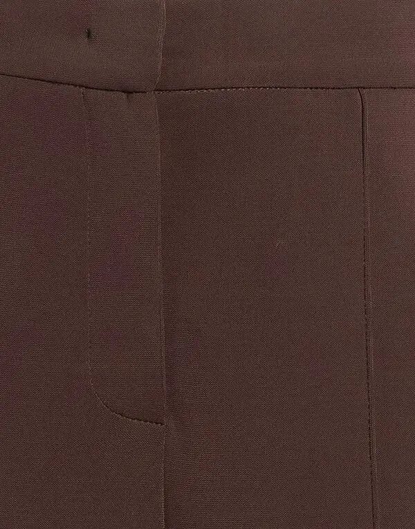 Max Mara Comfortable Solid-color Stretch Flared Pants