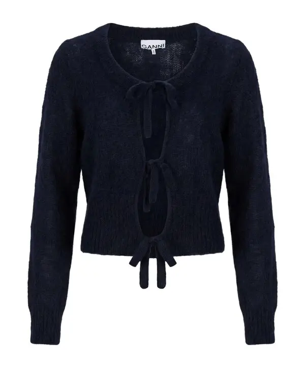 GANNI Solid Color Thick Knitted
