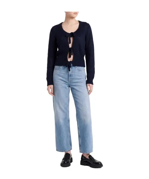 GANNI Solid Color Thick Knitted