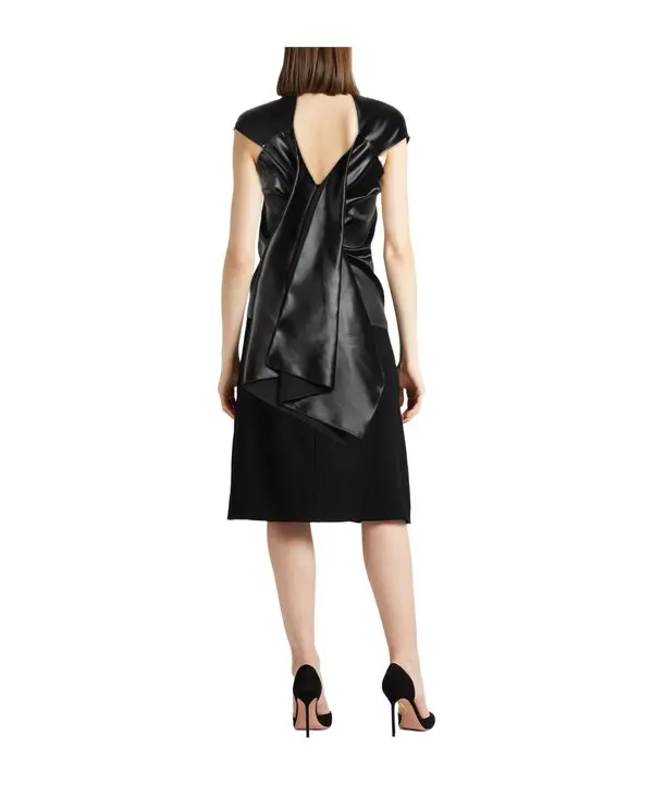Sportmax Satin-finish High-neck Sleeveless Top