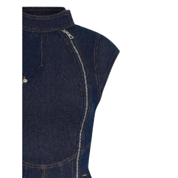 JEAN PAUL GAULTIER Zipped Denim Dress