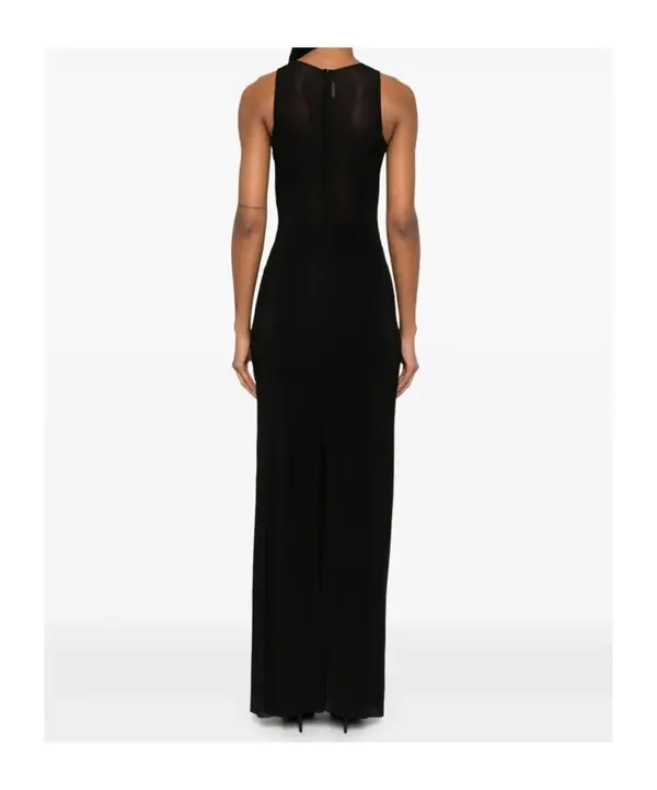 JEAN PAUL GAULTIER Sleeveless Semi-transparent Maxi Dress