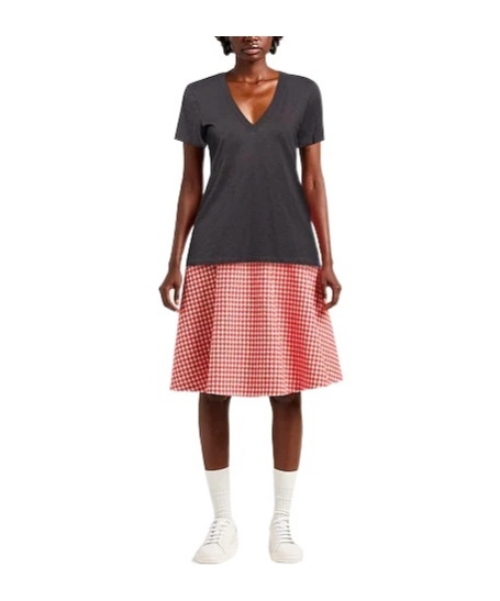 Rag & Bone Solid V-neck Short Sleeve T-shirt