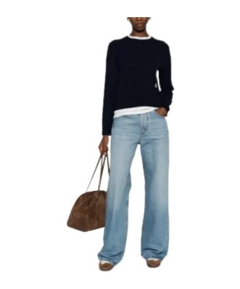 SPORTY  RICH Cable-knit Sweate