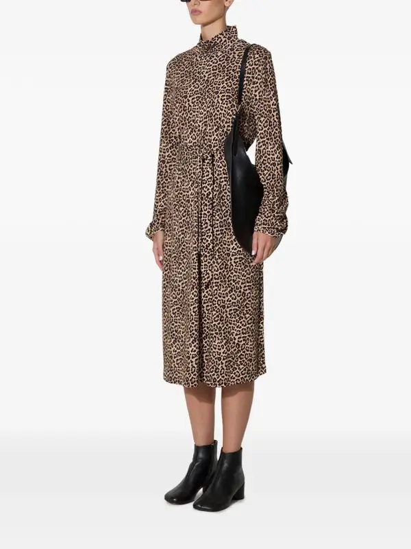 A.p.c. Animal-print Midi Dress
