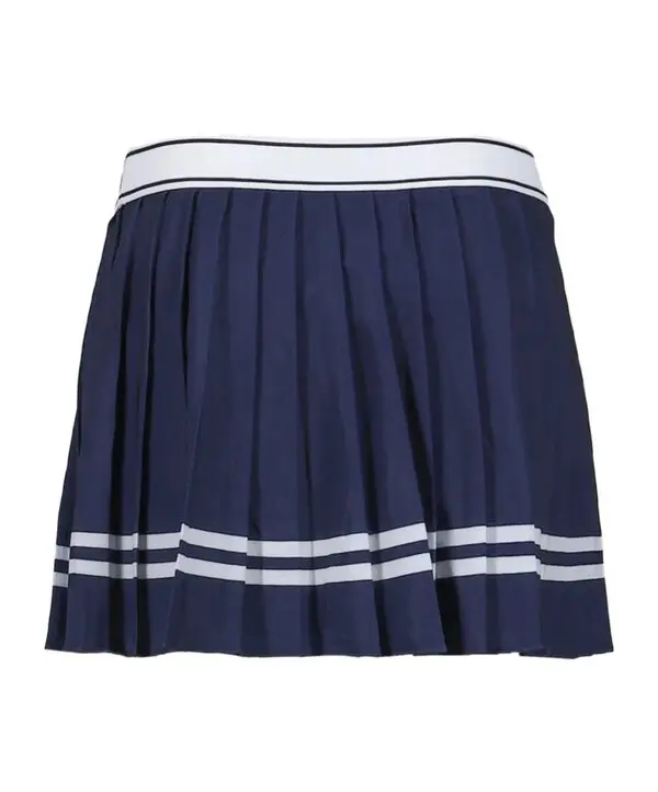 SPORTY  RICH Sporty & Rich Pleated Striped Skirt