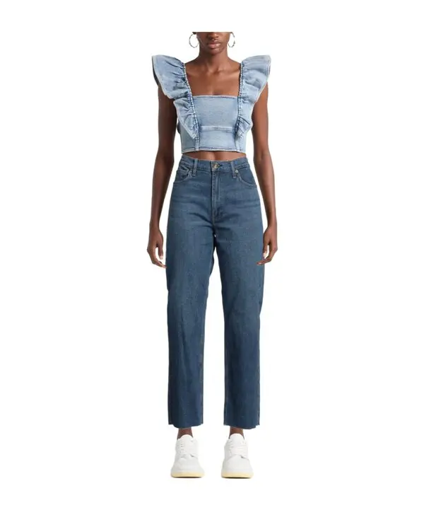 Rag & Bone High-waisted Straight-leg Jeans
