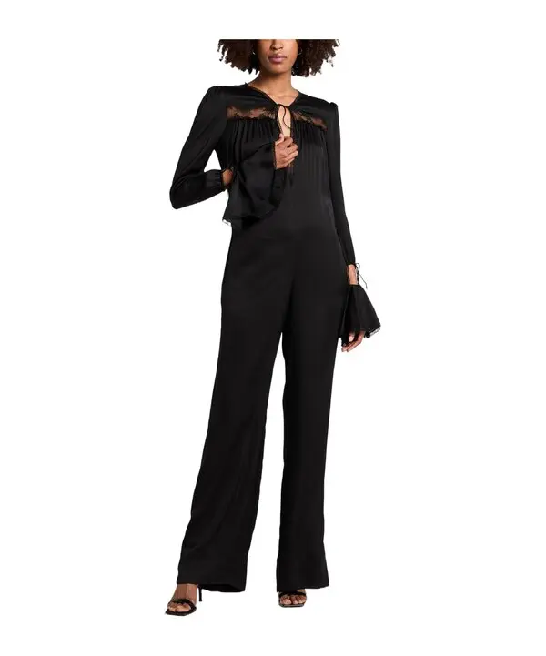 Saint Laurent Solid Color Jumpsuits