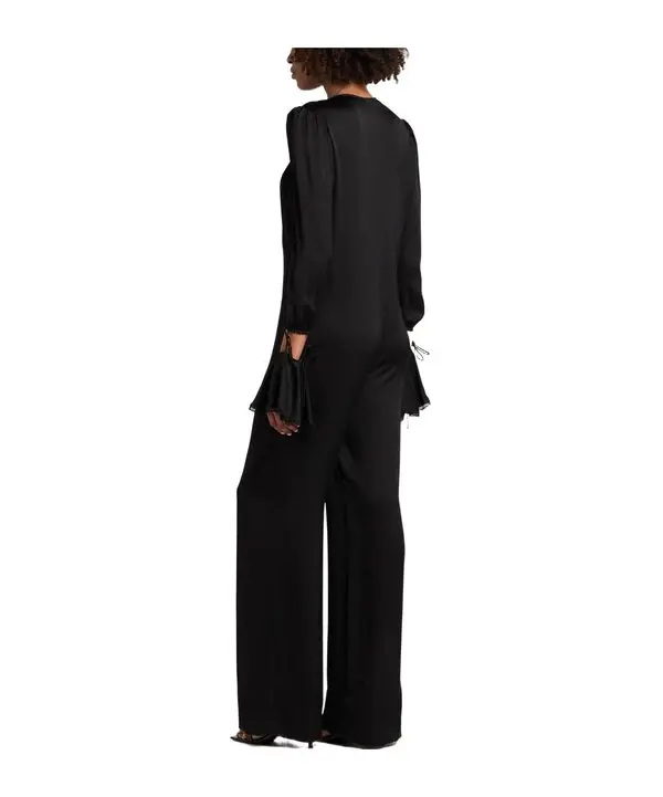 Saint Laurent Solid Color Jumpsuits