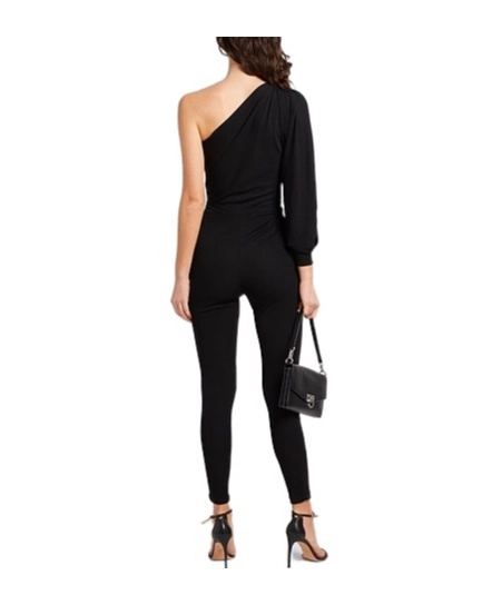 Saint Laurent One-shoulder Crepe Jumpsuit