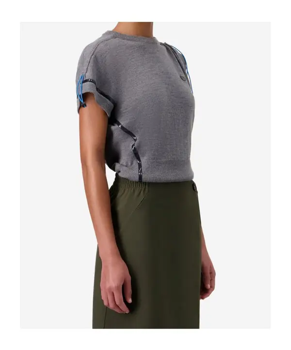 Coperni Cap Sleeve Knit Top