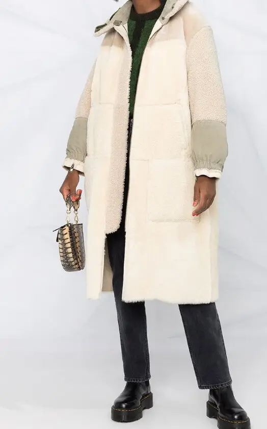 Closed Shearling Coat