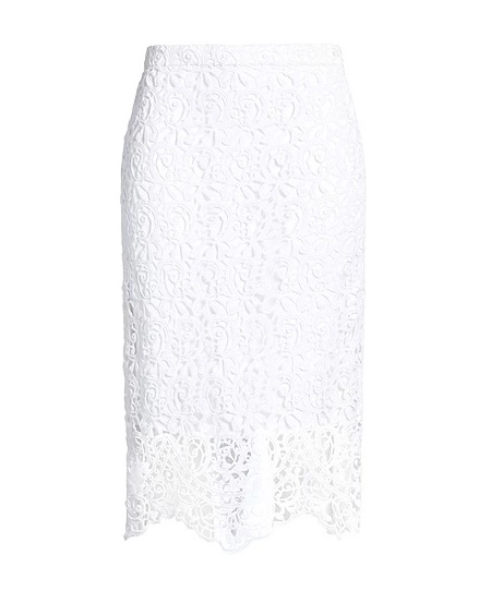 Burberry Minimalist Lace Bodycon Skirt