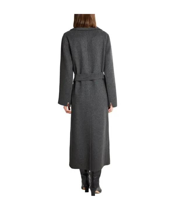 Max Mara Double Breasted Wool Coat With Belt