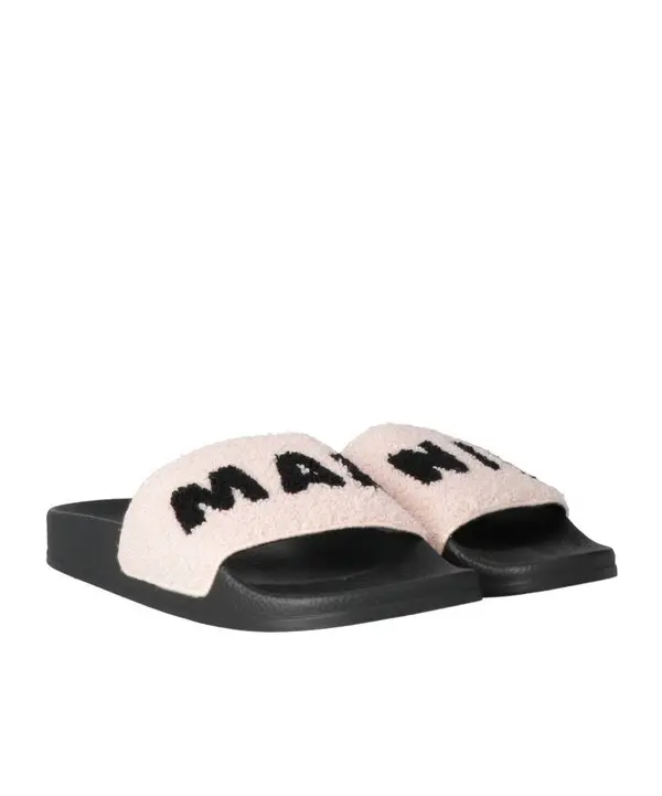 Marni Printed Terrycloth Slides