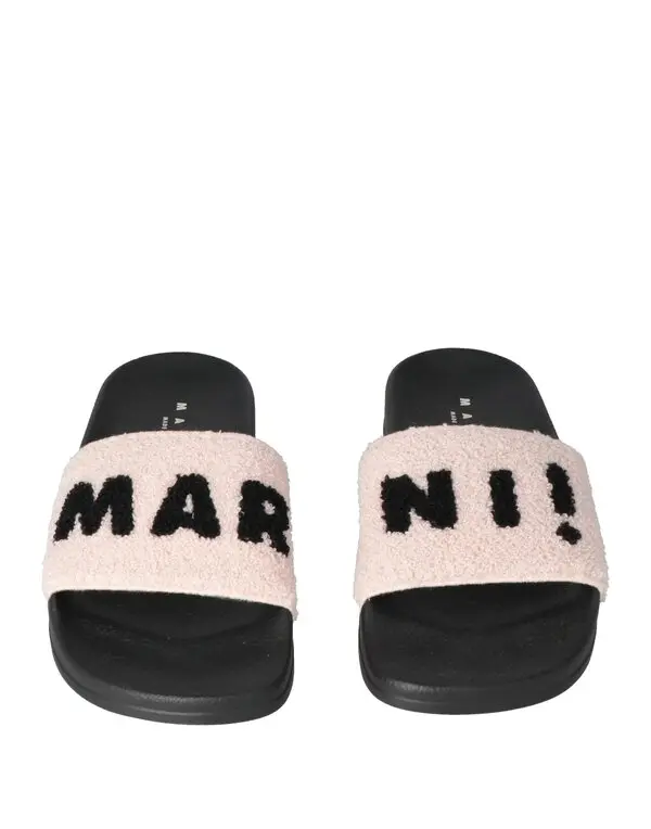 Marni Printed Terrycloth Slides