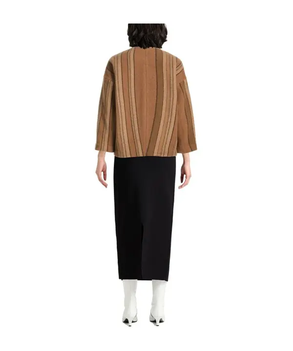 Rag & Bone Long Striped Single- Coat