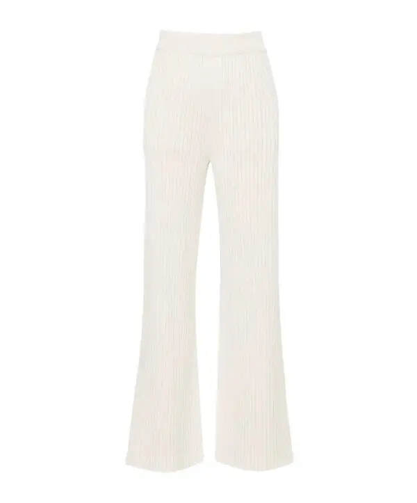 Eleventy Ribbed Knit Trousers