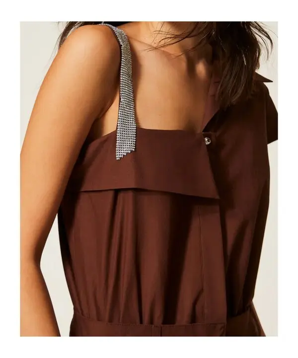 TWINSET One-shoulder Jumpsuit With Jeweled Strap