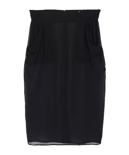 Saint Laurent Midi Pencil Skirt
