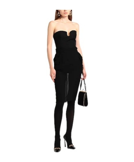 Saint Laurent Midi Pencil Skirt