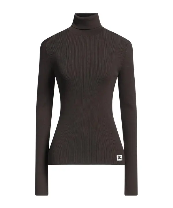 Burberry Solid Color Polo Necks