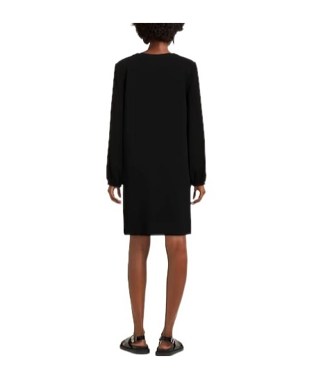 Max Mara Solid Long-sleeve Dress
