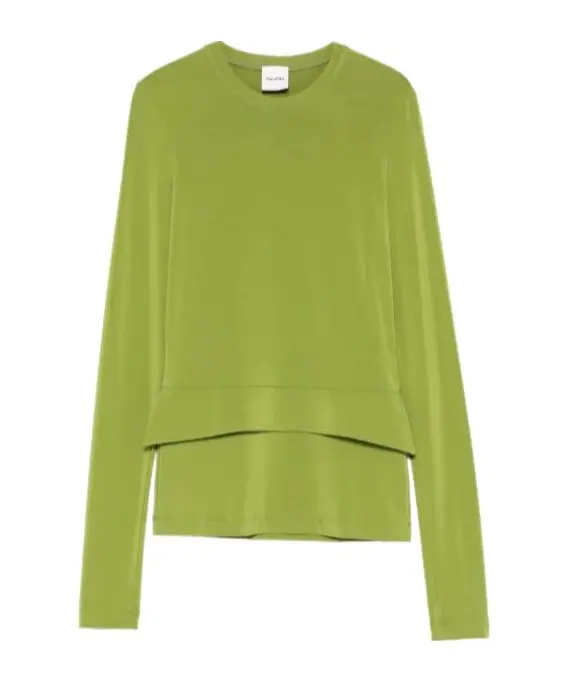 Nanushka Round-neck Long-sleeve Top