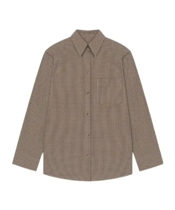 Nanushka Arleen Chest-pocket Shirt - Gray