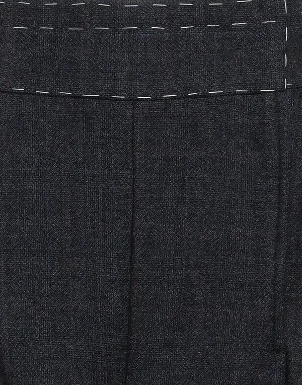 MAISON MARGIELA Tailored Flannel Trousers With Contrast Stitching