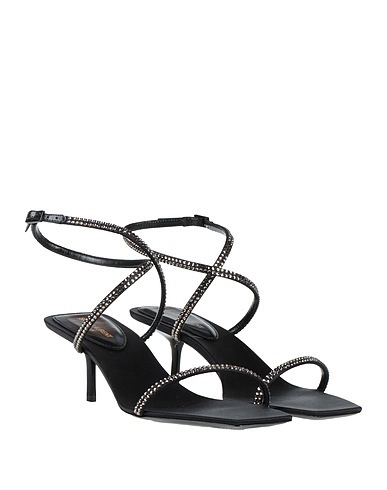 Saint Laurent Open-heeled Embellished Slingback Sandals