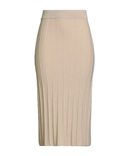 Max Mara Ribbed Knit Midi Skirt