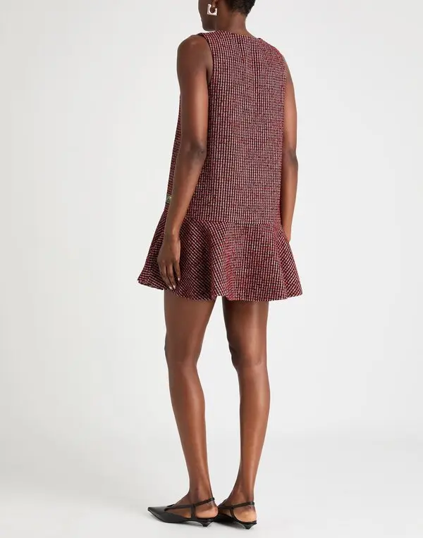 GANNI Leeveless Tweed Dress