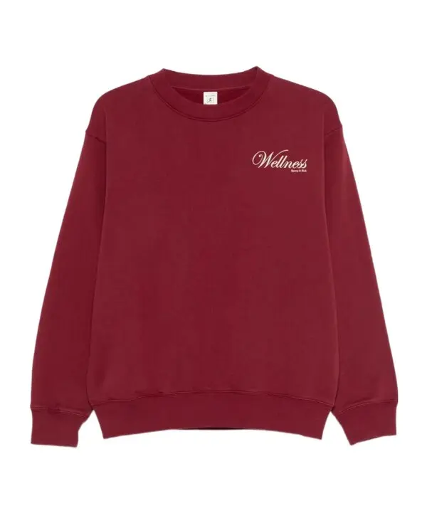 SPORTY  RICH Sporty & Rich Soho Logo Crewneck Sweatshirt