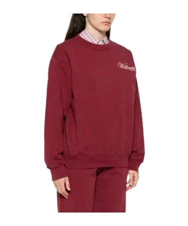 SPORTY  RICH Sporty & Rich Soho Logo Crewneck Sweatshirt