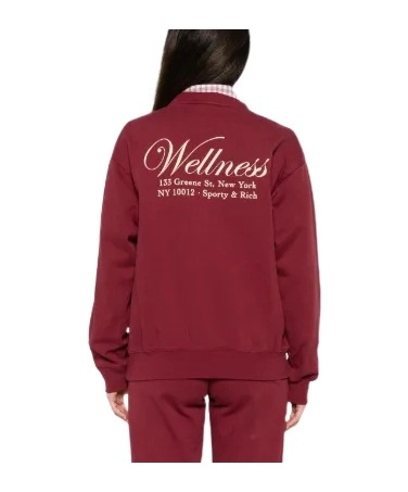 SPORTY  RICH Sporty & Rich Soho Logo Crewneck Sweatshirt