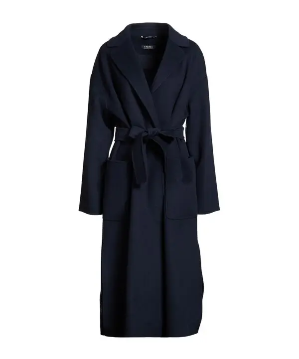 Max Mara Minimalist Wool Belted Coat