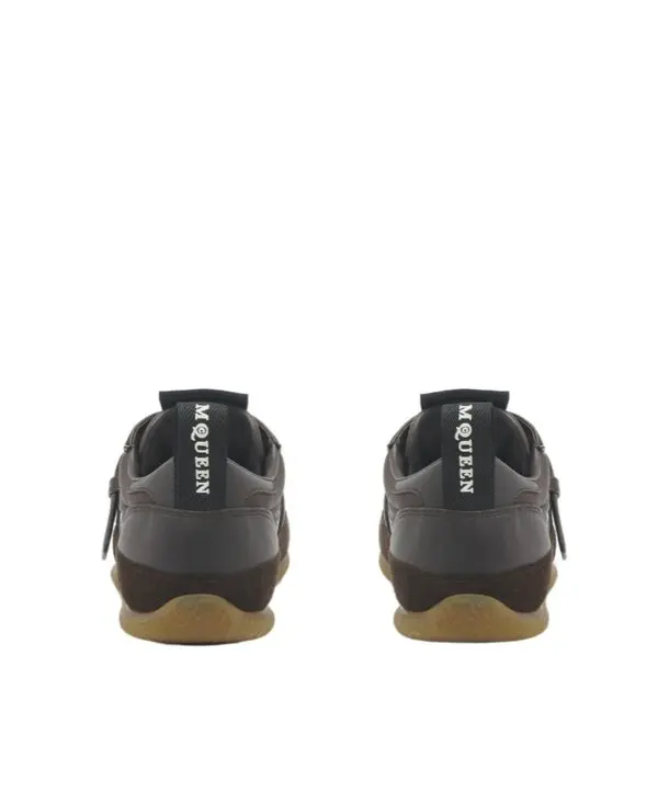 Alexander McQueen Ec1 T-bar Buckle-strap Panelled Sneakers