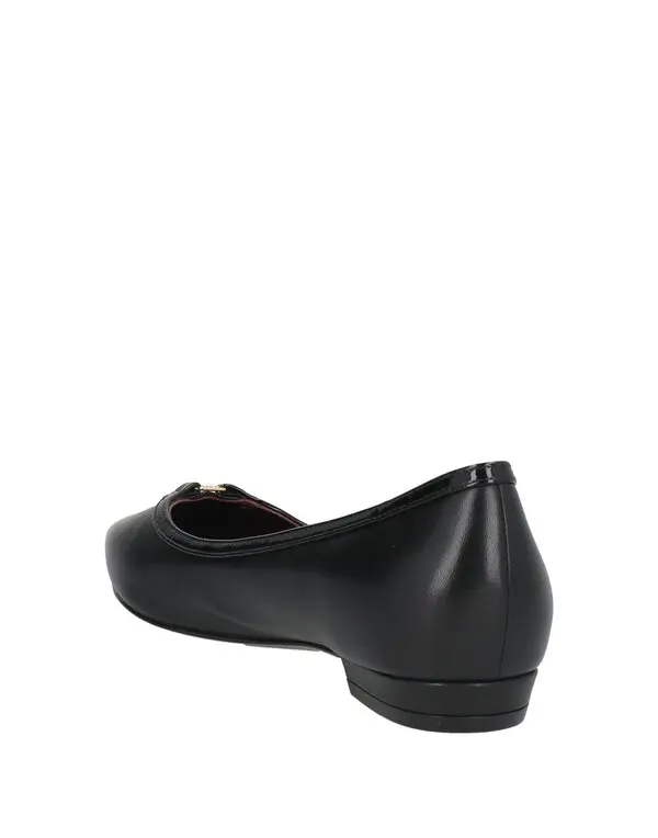 Tory Burch Minimalist Leather Pointed Ballet Flats