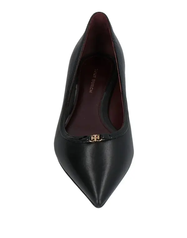 Tory Burch Minimalist Leather Pointed Ballet Flats