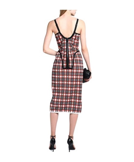 Burberry Minimal Plaid Dress