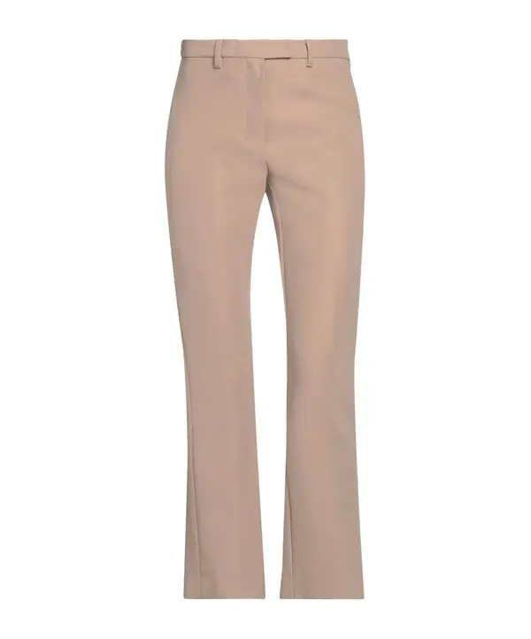 Max Mara Slim-fit Slightly Flared Stretch Twill Trousers - Nude