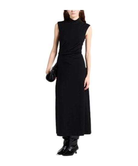 Brunello Cucinelli Sleeveless Turtleneck Maxi Dress