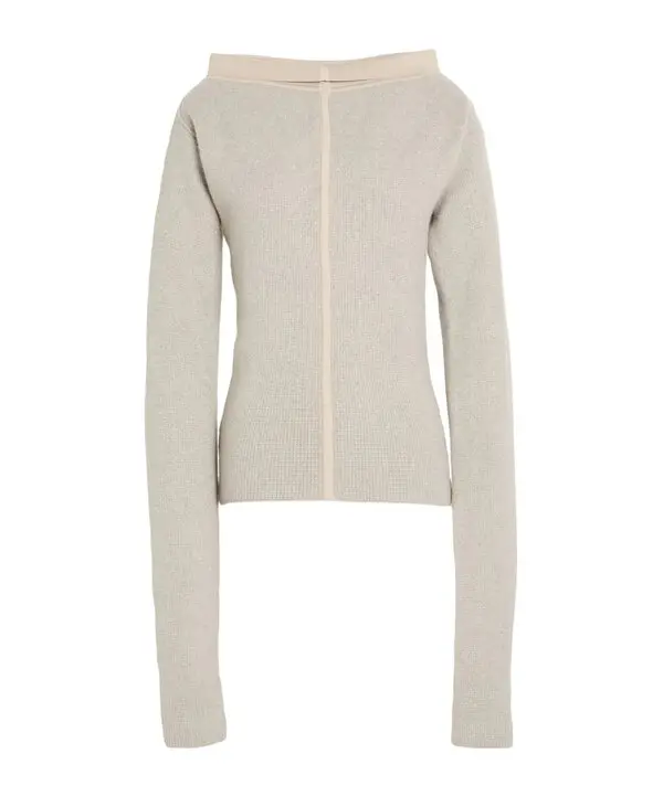 Rick Owens Simple Turtleneck Knitted Sweater