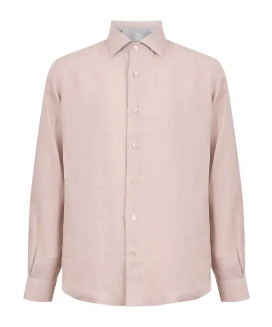 Eleventy Striped-print Long-sleeve Shirt